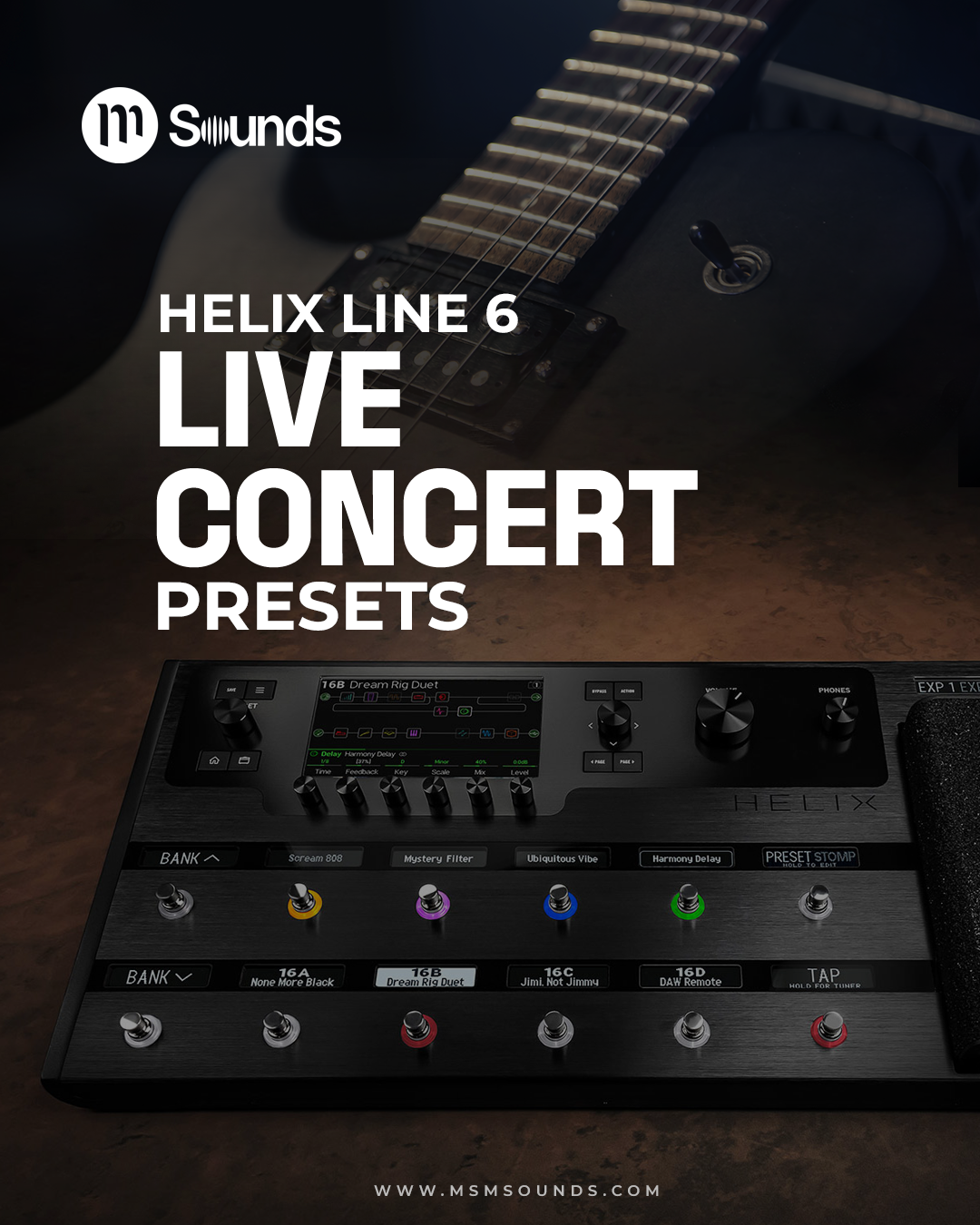 HELIX - LIVE CONCERT PRESETS – Miel San Marcos Sounds
